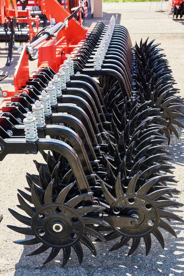 Rotary harrow agricultural stock photo. Image of element - 326461868