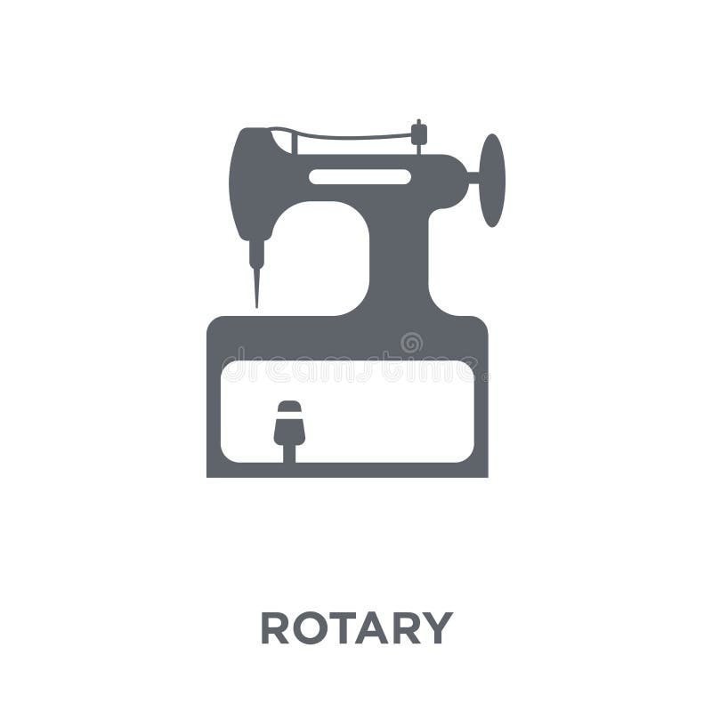 Rotary Icon from Sew Collection. Stock Vector - Illustration of ...