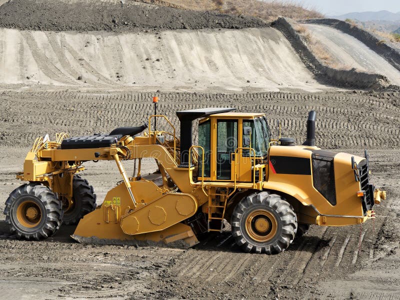 Rotary Mixer, Stabilizer with Operator Station, Malaga Stock Image ...