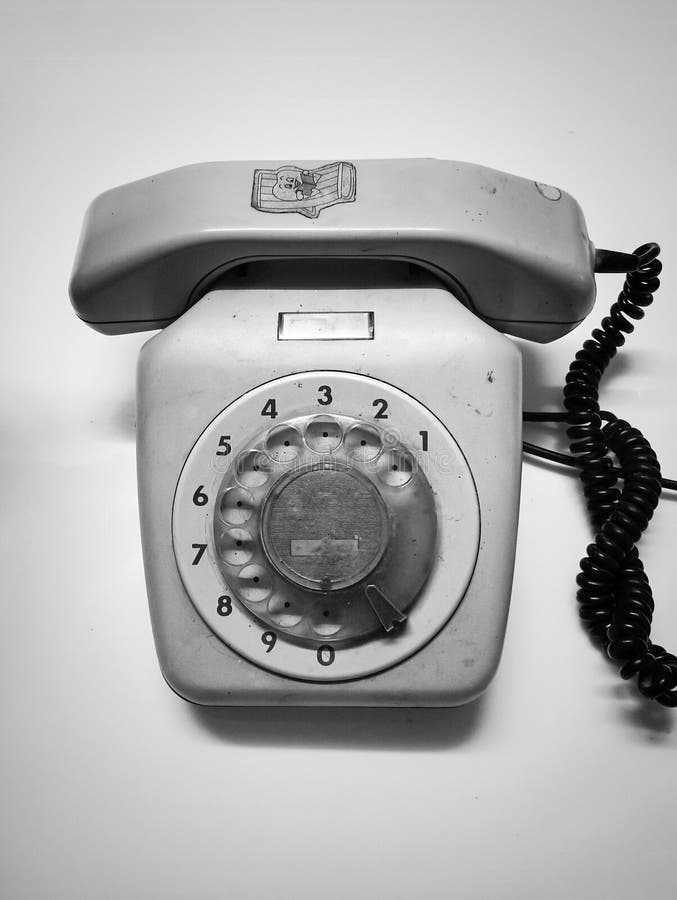 Rotary Phone Pattern Background Stock Image - Image of communication ...