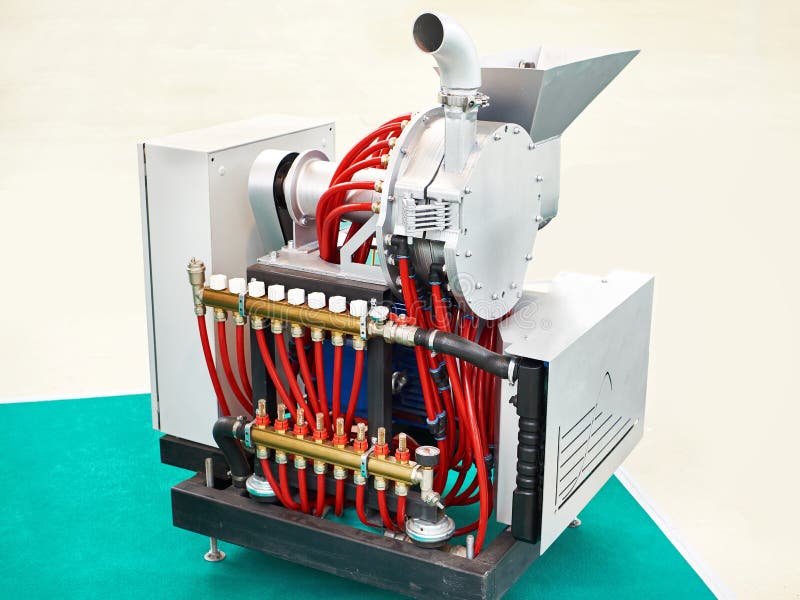 Rotary Shear Mill for Rubber Products Stock Image - Image of technology ...