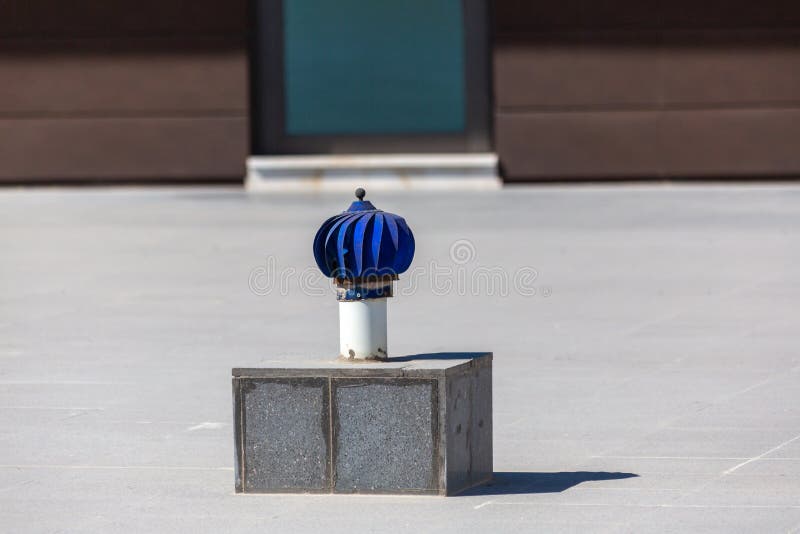 Rotary Ventilation Shaft, Rooftop Ventilation Stock Image - Image of ...