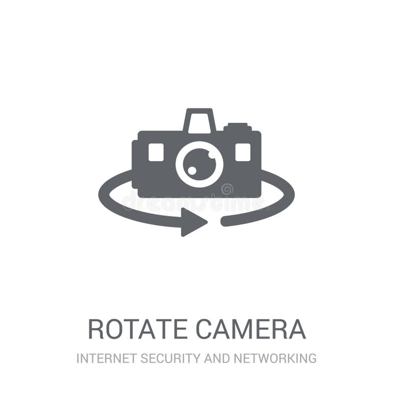 Rotate Camera Icon. Trendy Rotate Camera Logo Concept on White B Stock ...