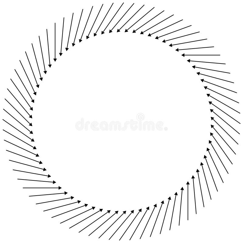Rotate Circular, Radial Arrows for Cycle, Iteration Concepts ...