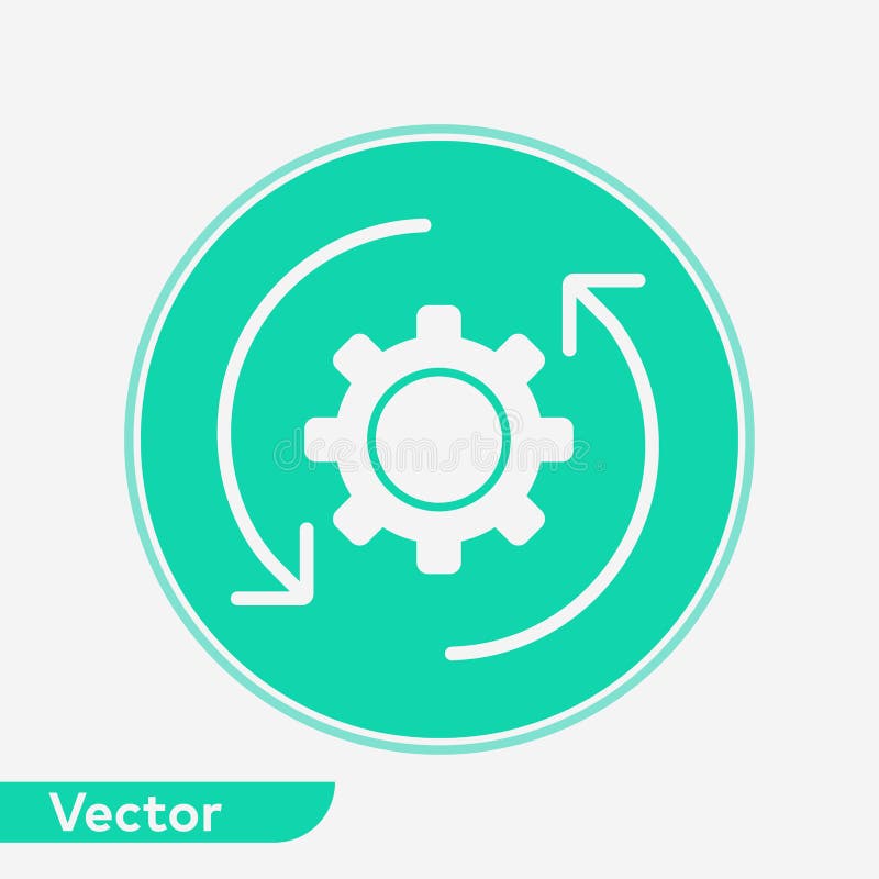 Rotate Gear Flat Vector Icon Sign Symbol Stock Vector - Illustration of ... Rotate Gear Flat Vector Icon Sign Symbol Stock Vector - Illustration of ...