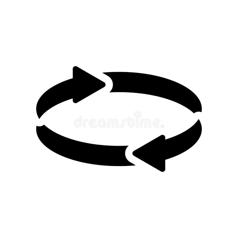 Rotate Icon. Trendy Rotate Logo Concept on White Background from Stock ...