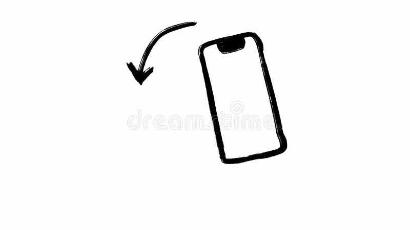 Rotate Mobile Animation from Vertical To Horizontal Orientation in Hand ...