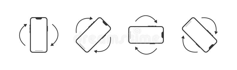 Rotate Mobile Phone Icon. Tilt Smartphone Symbol. Sign Device Vector ... Rotate Mobile Phone Icon. Tilt Smartphone Symbol. Sign Device Vector ...