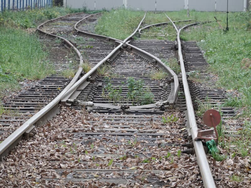 Rotate the Rail Leaving the Distance Stock Photo - Image of leaving ...