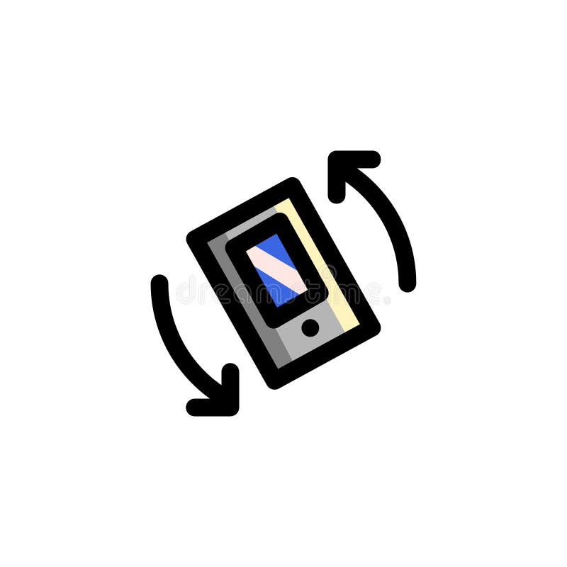 Rotate Screen Icon stock vector. Illustration of rotate - 266547520 Rotate Screen Icon stock vector. Illustration of rotate - 266547520