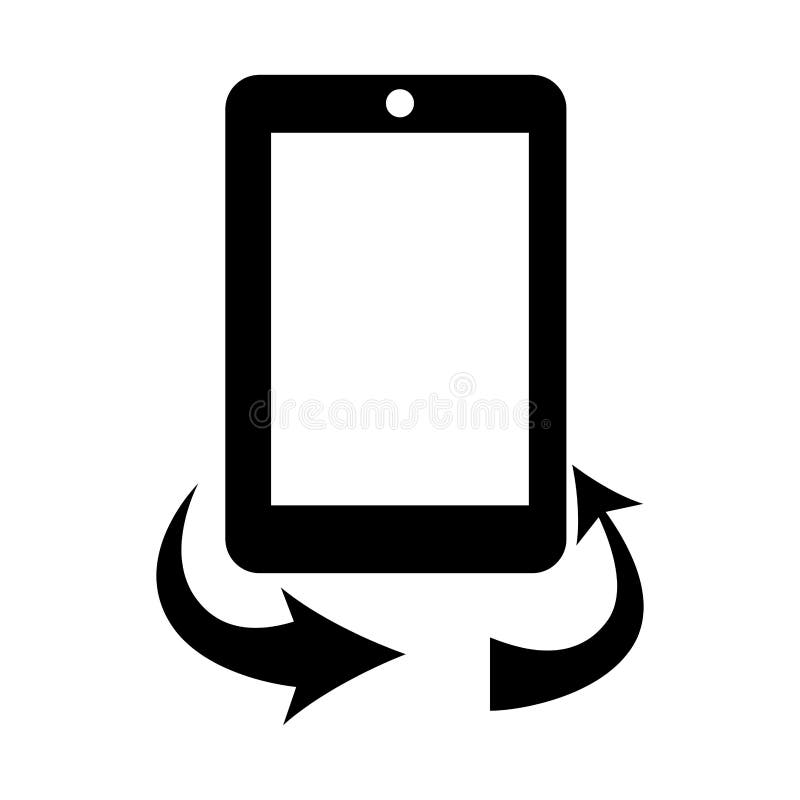 Rotate Screen Icon stock vector. Illustration of auto - 181574363 Rotate Screen Icon stock vector. Illustration of auto - 181574363