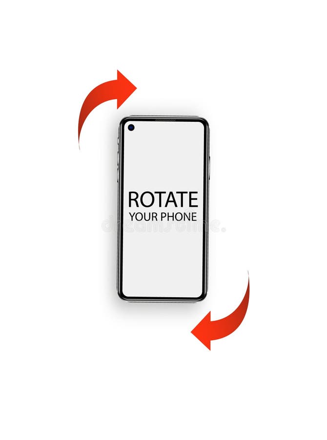 Rotate Smartphone Screen Button Icon Vector. Auto-rotate Symbol Images ...
