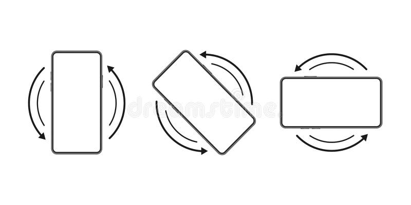 Smartphone Horizontal Vertical Stock Illustrations – 527 Smartphone ...