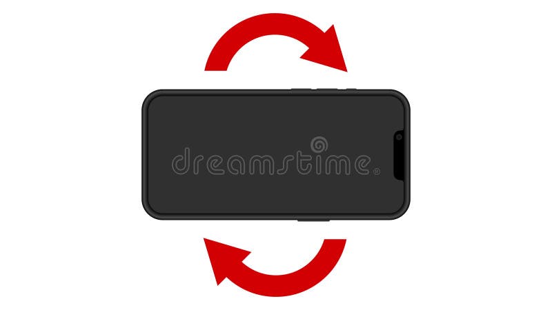 Rotate Your Phone Icon Animation with Green Screen Background Stock ...
