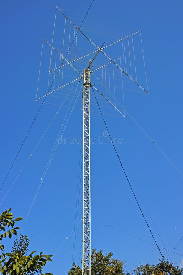 Rotating the Antenna on a High Mast Stock Photo - Image of mast ...