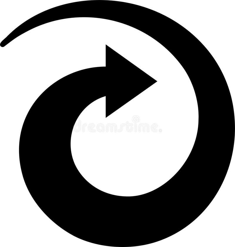 Rotating Arrow Icon or Air Pollution Radiation Icon Stock Vector ...