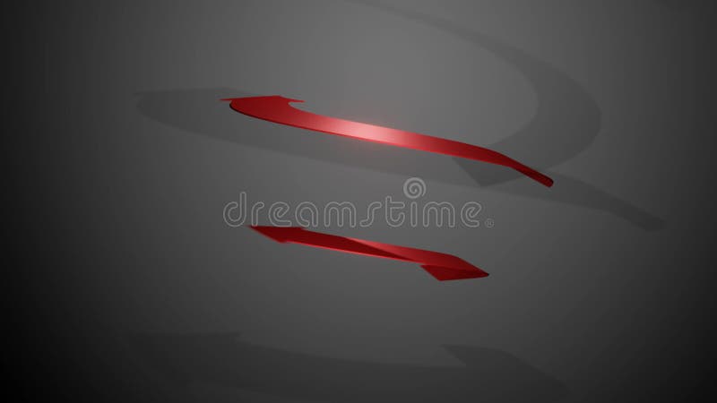 Red Arrow Moving from Left To Right, Alpha Channel Stock Video - Video ...