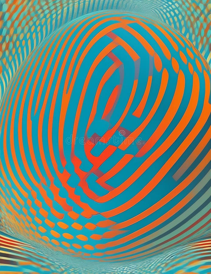 Rotating Ball of Shiny Lines. Motion. Beautiful Festive Background with ...