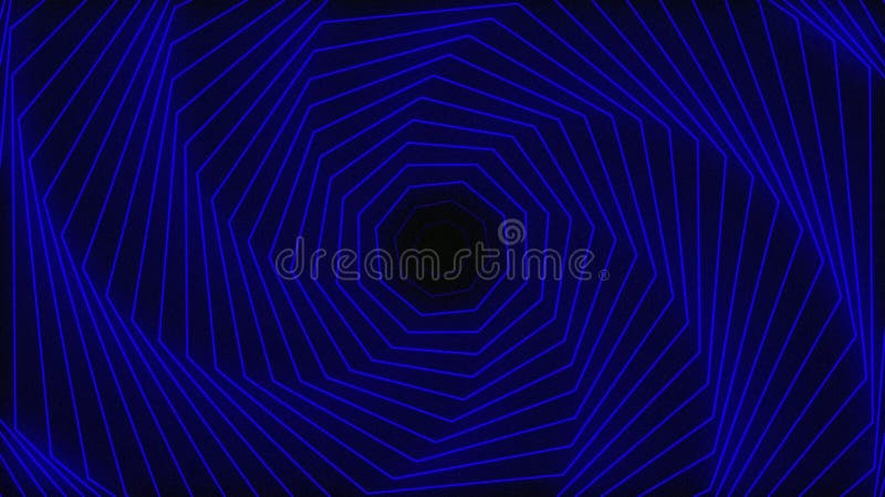 Rotating Blue Color Polygon Line Background with Beautiful Pattern ...