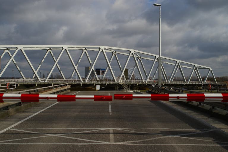 Rotating Bridge stock photo. Image of white, metal, steel - 504720