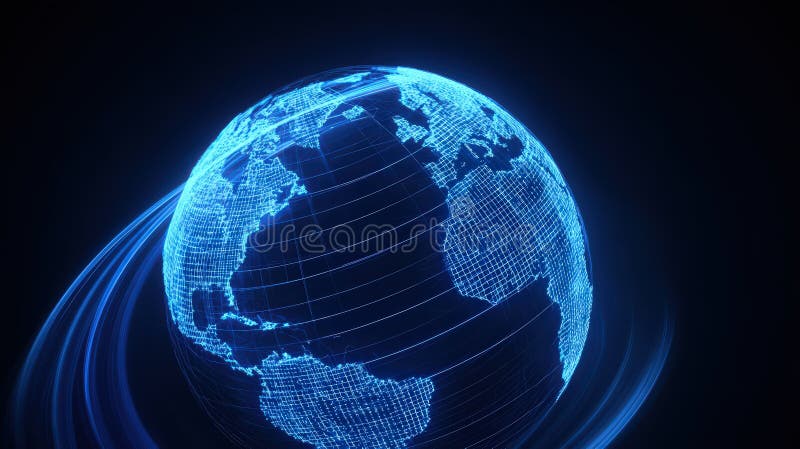 Wireframe Globe Transparent Background Stock Illustrations – 512 ...