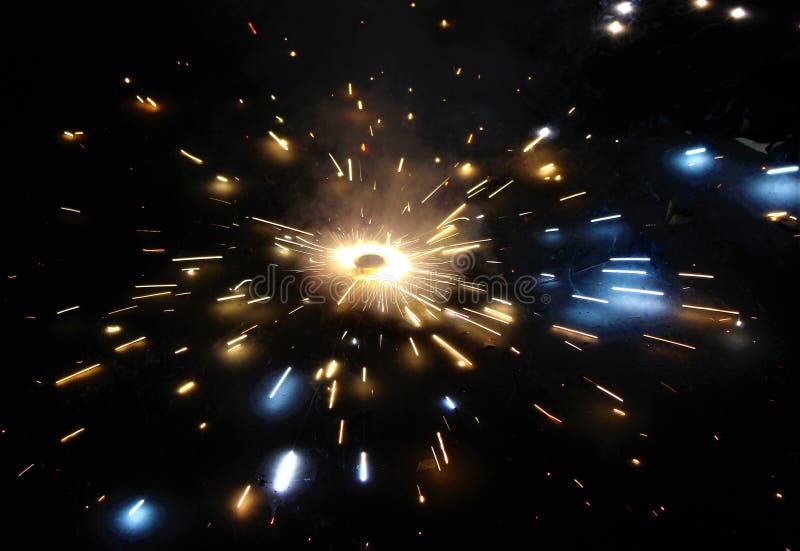 Ground chakkar Diwali stock photo. Image of firework - 130380428