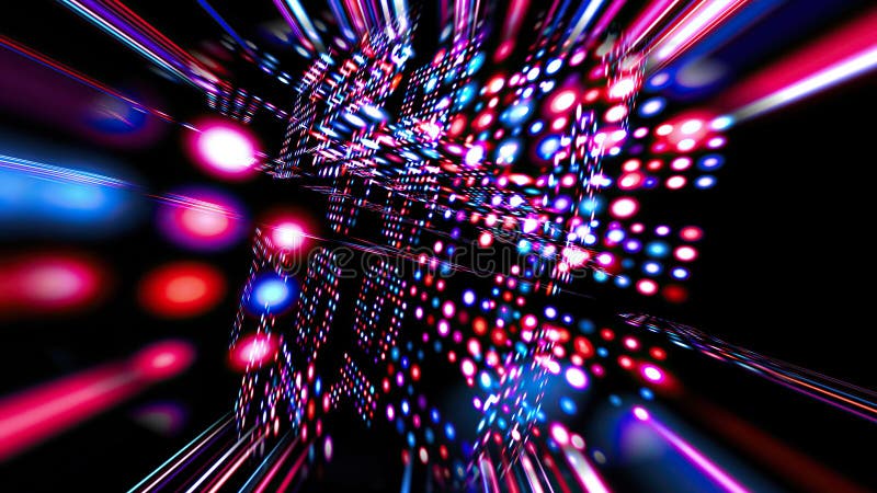 Rotating Circle Shapes Abstract Pattern of Circles Stock Image - Image ...