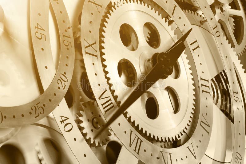 Rotating clock, close-up stock image. Image of time - 171389053