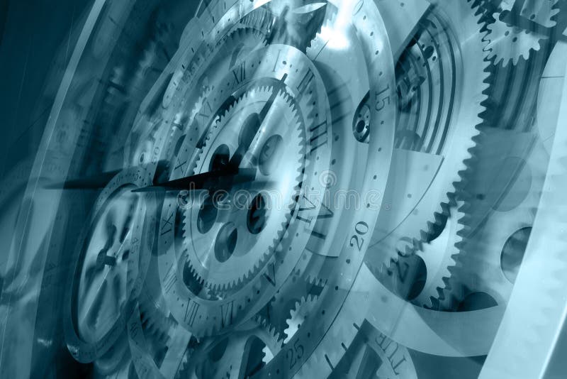 Rotating clock, close-up stock image. Image of rotating - 171389693