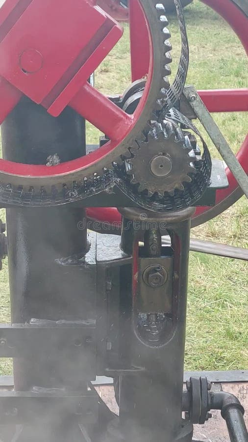 Rotating Cogwheels of Steam Engine Stock Video - Video of spin, moving ...