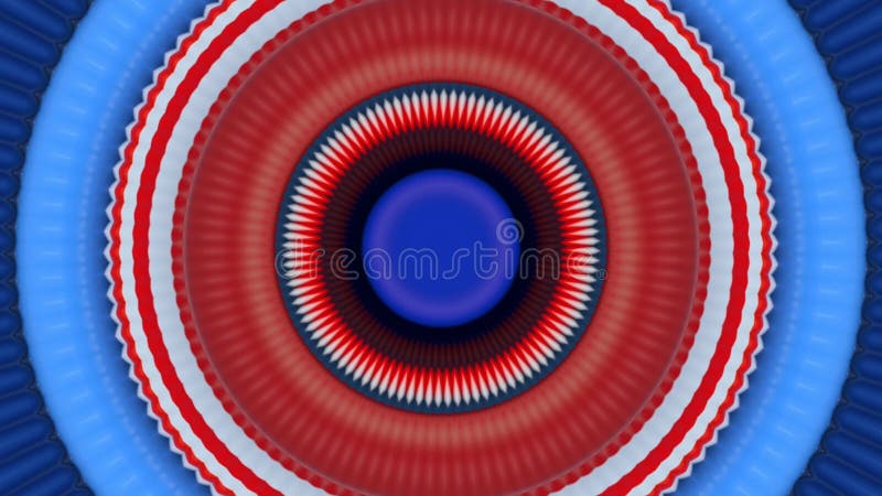 Rotating Concentric Circles Target with Psychedelic Effect. Animation ...