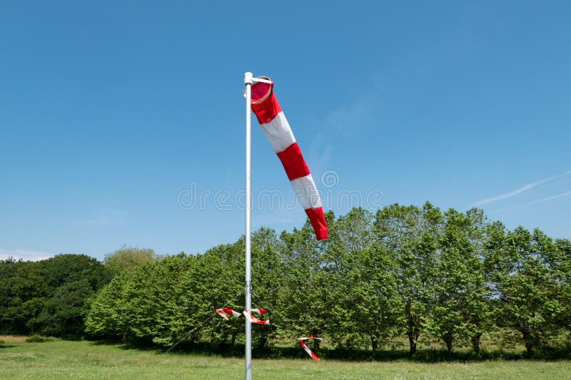 Rotating Cone that Indicates Wind Direction Stock Image - Image of ...