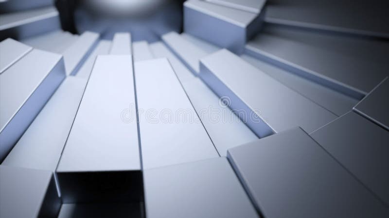 Rotating 3d Ray Lines. Design. 3D Rectangular Beams Rotate Around Ball ...