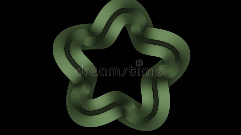 Rotating 3d Star with Illusion Effect. Design. 3D Star Shape with ...
