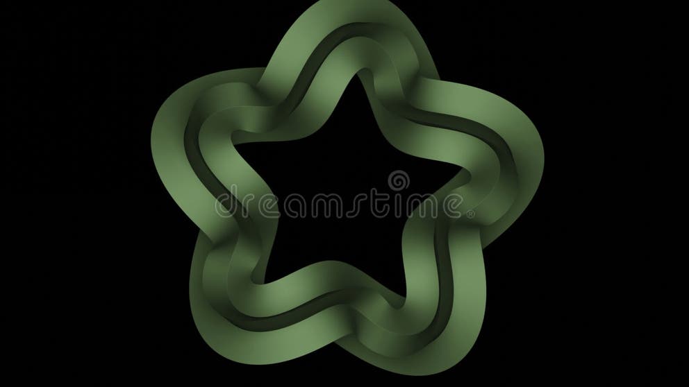 Rotating 3d Star with Illusion Effect. Design. 3D Star Shape with ...
