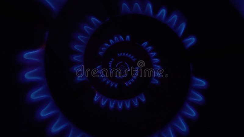 Rotating Dark Blue Fire Flames Spiral Stock Video - Video of seamless ...