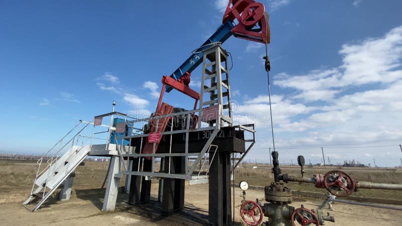 Rotating Device for Oil Production. Mining Operations. Crimea Stock ...