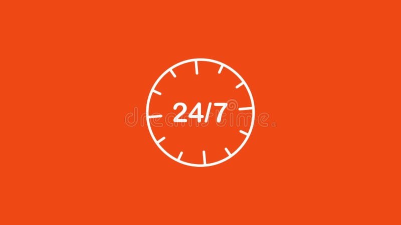 Rotating Dial Animation. Work Around the Clock Stock Video - Video of ...