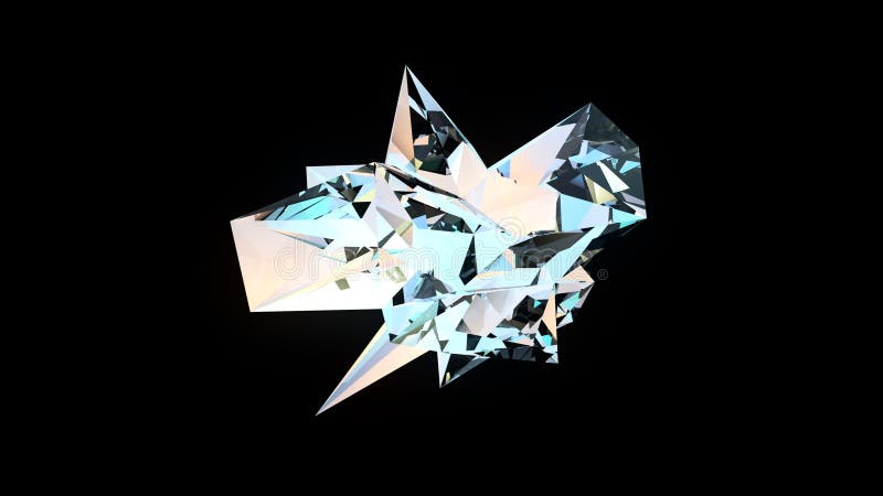 Rotating diamond crystal stock footage. Video of jewel - 80223896