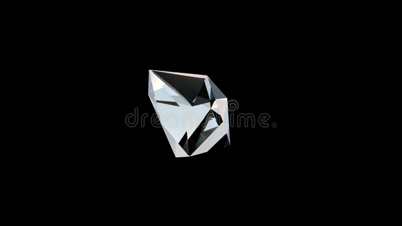 Rotating diamond crystal stock footage. Video of jewel - 80230092