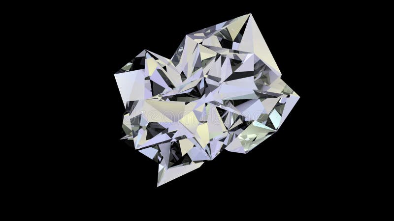 Rotating diamond crystal stock video. Video of luxury - 80596297