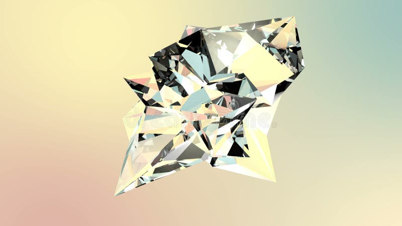 Rotating diamond crystal stock video. Video of luxury - 80596297