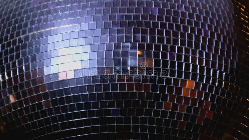Rotating Disco Mirror Ball at the Night Club Stock Footage - Video of ...