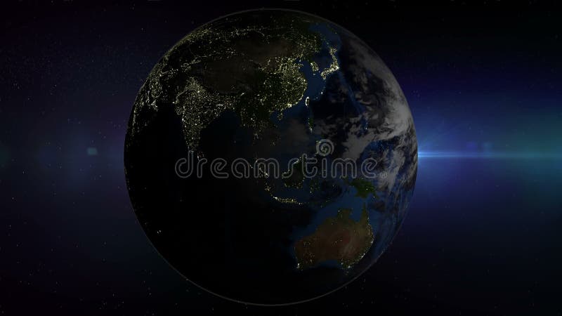 Rotating Earth Animation