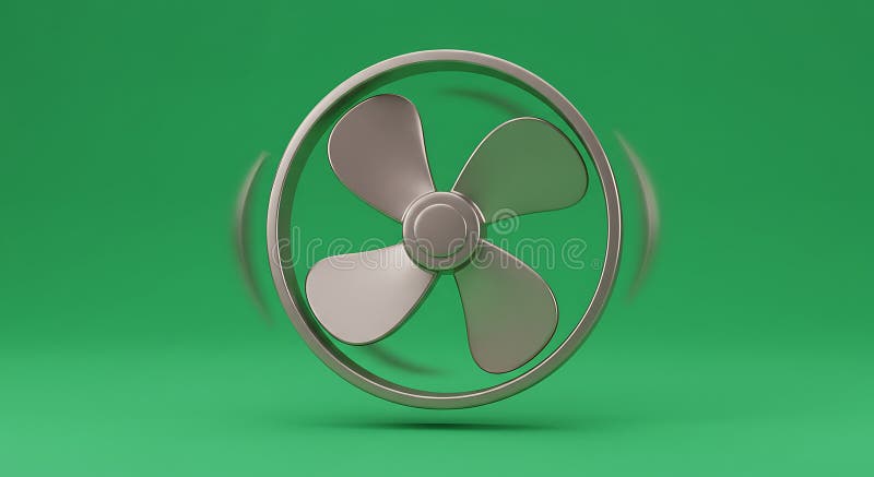 Rotating Fan Icon stock image. Image of cooling, frame - 381014159