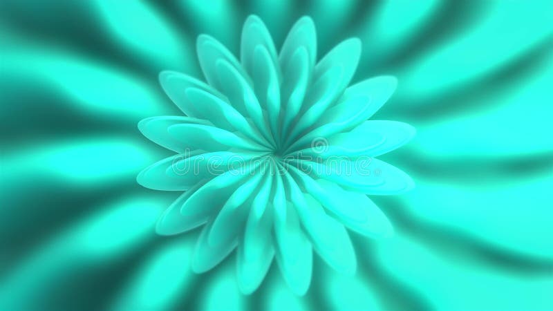 Rotating Flower Pattern. Motion. Beautiful 3d Flower Rotates and ...