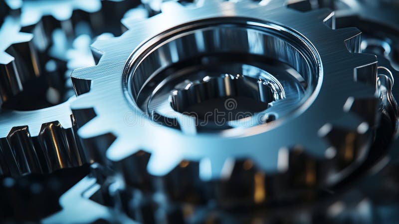 Rotating Gear System. Precision Machinery Operating with Efficiency ...