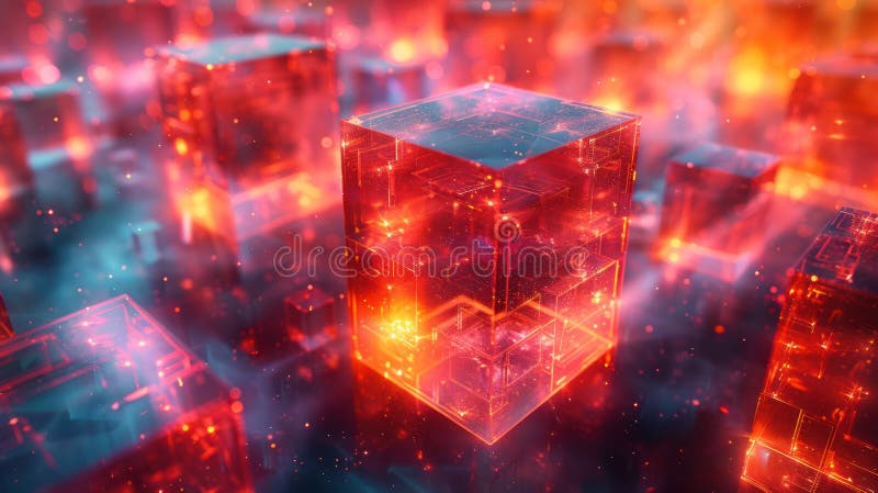 Rotating Geometric Cube - Seamless Loop 3D Animation Stock Illustration ... Rotating Geometric Cube - Seamless Loop 3D Animation Stock Illustration ...