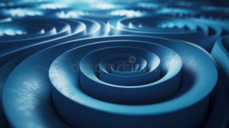 Rotating Geometric Structure Abstract 3d Animation Loop Stock