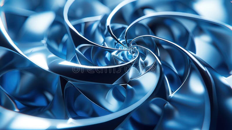 Rotating Geometric Structure Abstract 3d Animation Loop Stock